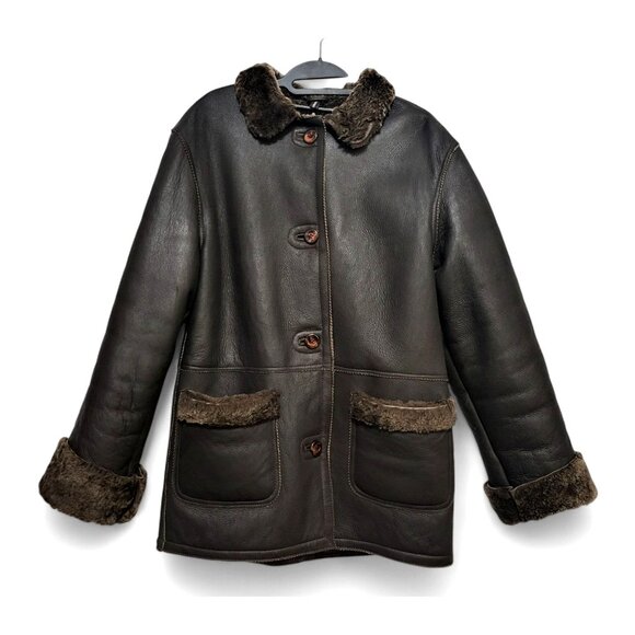 Utex | Jackets & Coats | Vintage Utex Design Ranch Coat Brown Leather ...